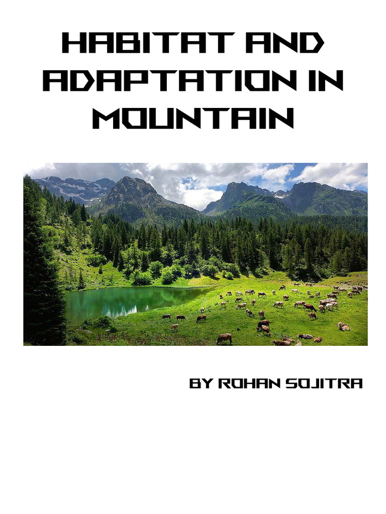 Montane Ecosystems: Adaptations & Biodiversity | PDF | Botany | Earth ...