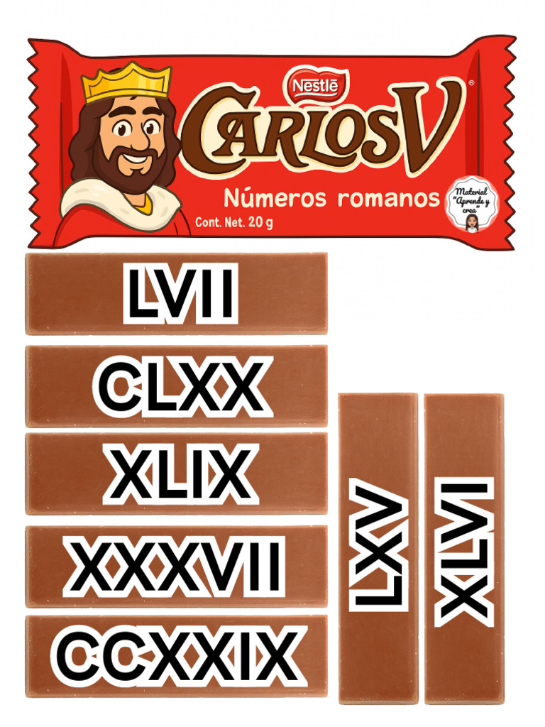 Carlos V Números Romanos PDF | PDF