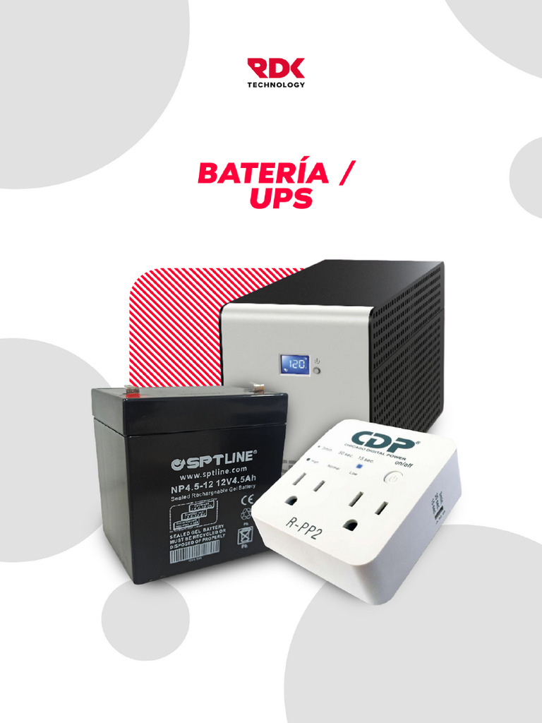 Bateria-Ups RDK Technology | PDF