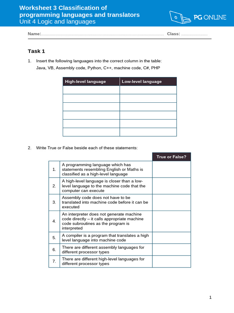 Worksheet 3 | PDF | Programming Language | Assembly Language