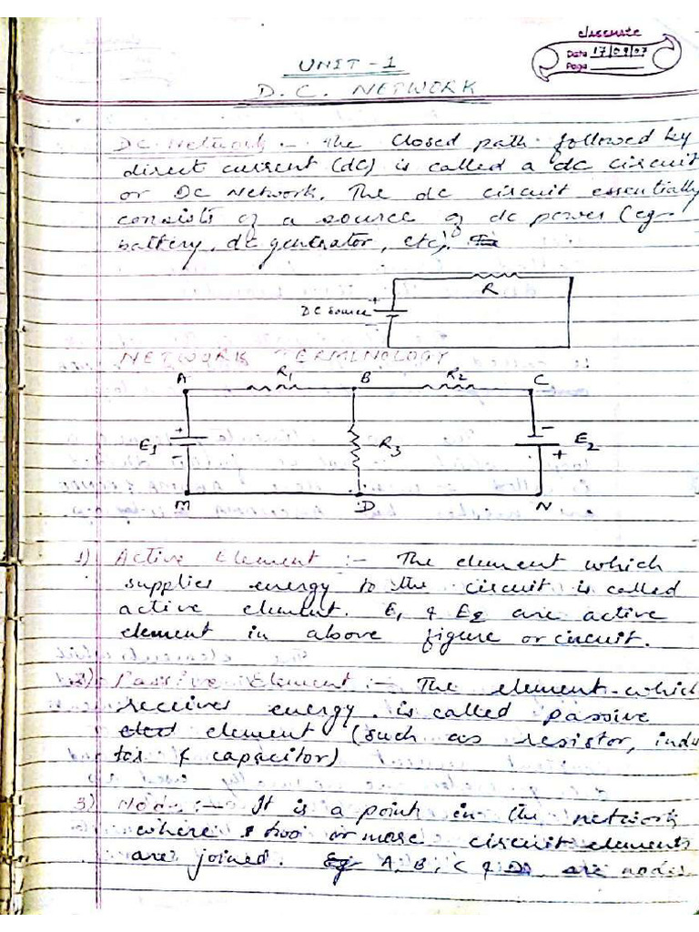 Unit I Notes | PDF
