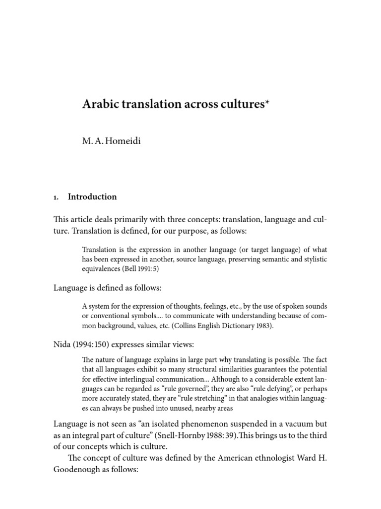 Arabic Translation Across Cultures | Idiom | Translations | Free 30-day ...