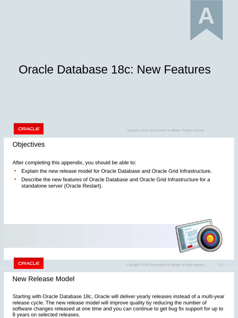 Oracle Database 18c New Features Overview | PDF | Oracle Corporation ...