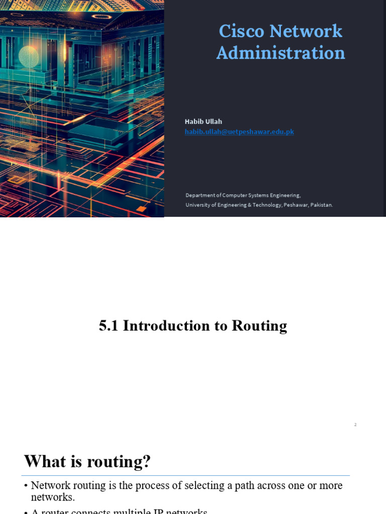 Cisco Routing Basics and Configuration | PDF | Routing | Ip Address