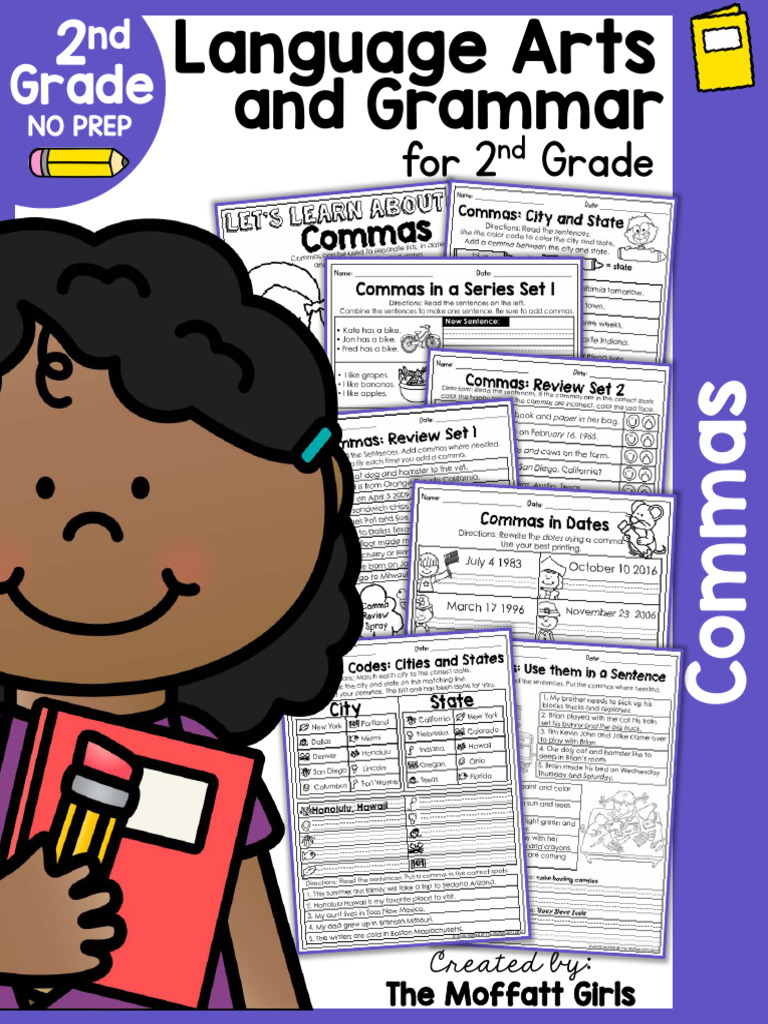 2nd Grade Commas | PDF