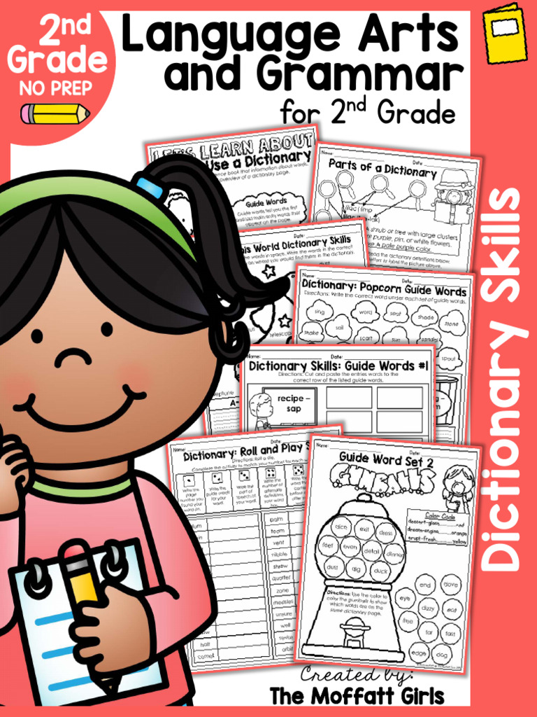 Second Grade Grammar - Dictionary Skills | PDF | Part Of Speech | Noun