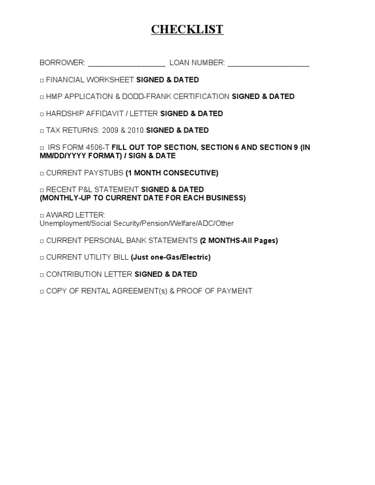 Mediation Hearing Checklist | PDF
