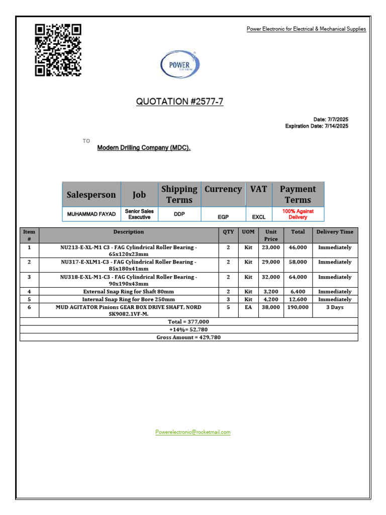 2577-7 Bearings+Snap Rings+ Pinions GearBox | PDF