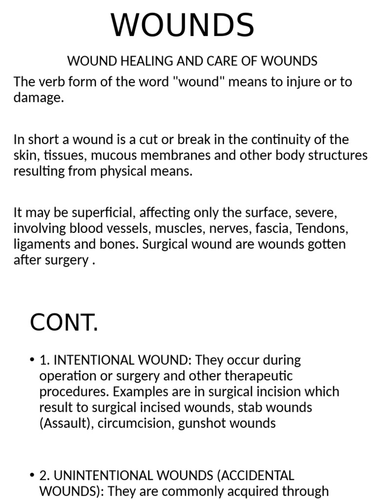 Wounds-2-1 (Autosaved) | PDF | Hemostasis | Wound Healing