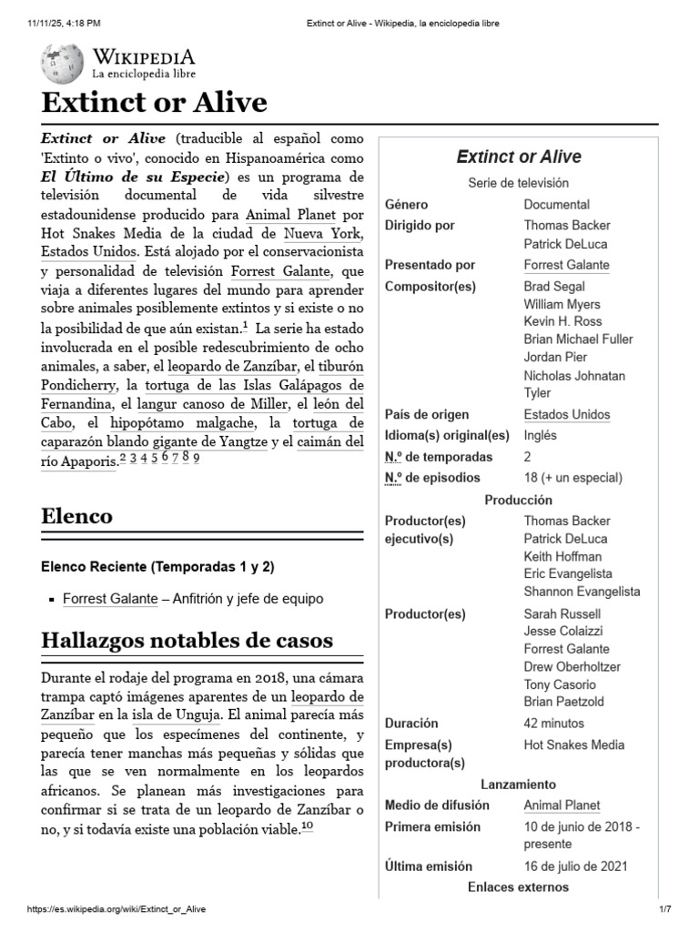 9 Extinct or Alive | PDF