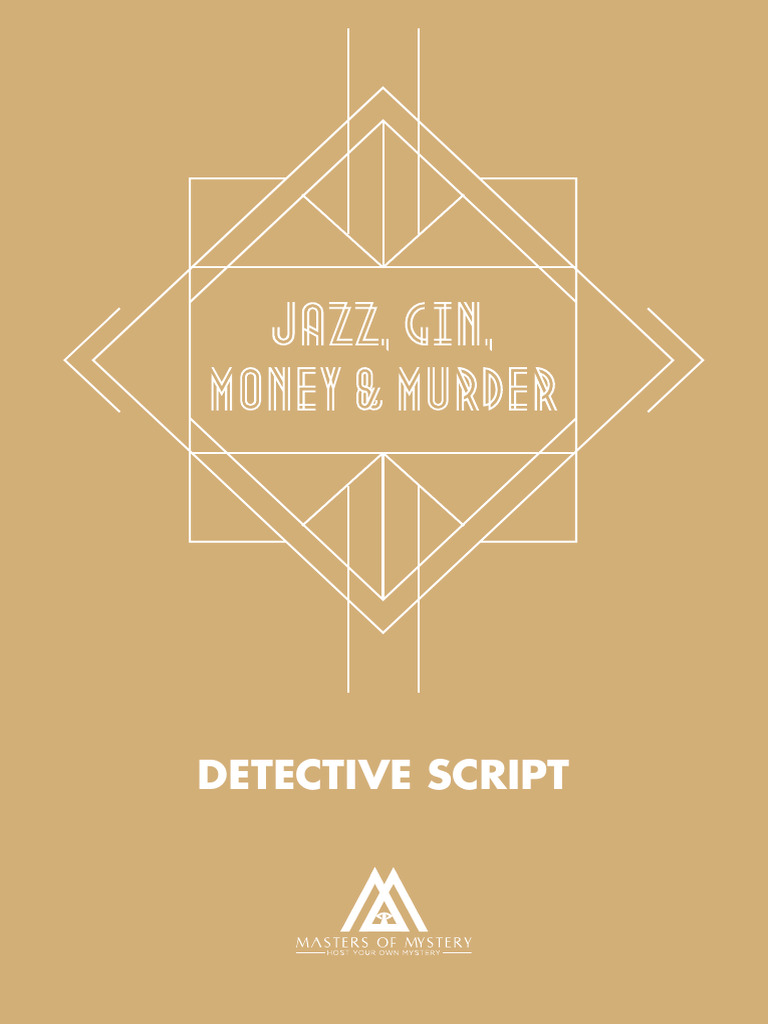 1920s Murder Mystery Game Guide | PDF