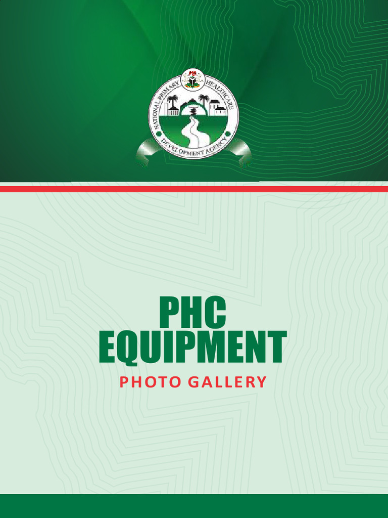 PHC Equipment Photo Gallery | PDF