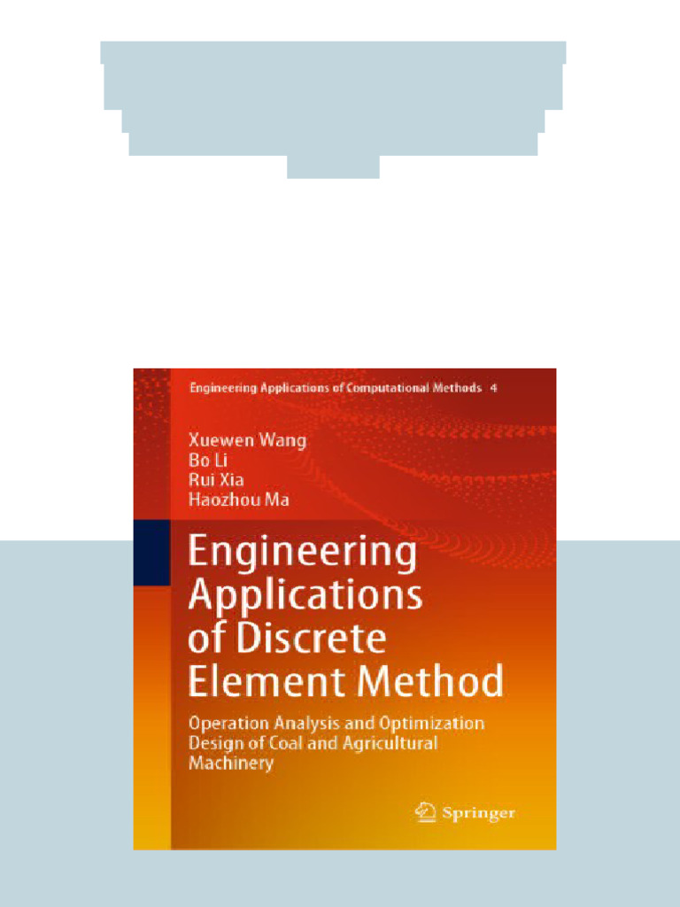 (Ebook) Engineering Applications of Discrete Element Method: Operation ...
