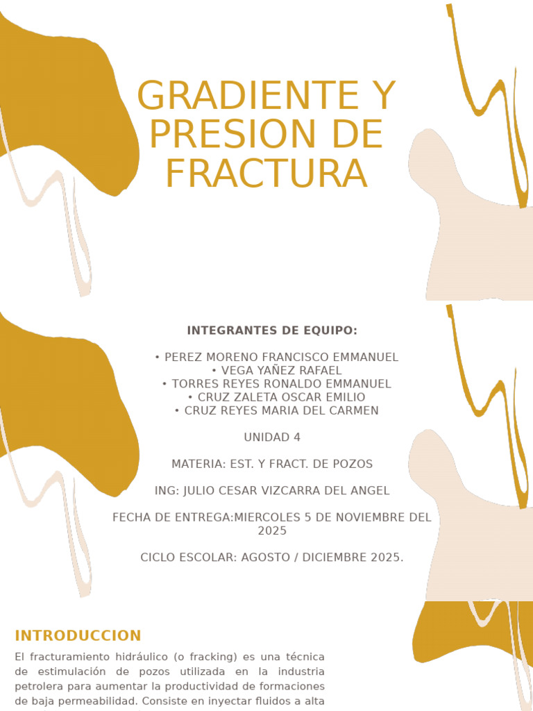 Gradiente y Presion de Fractura | PDF | Falla (geología) | Fractura