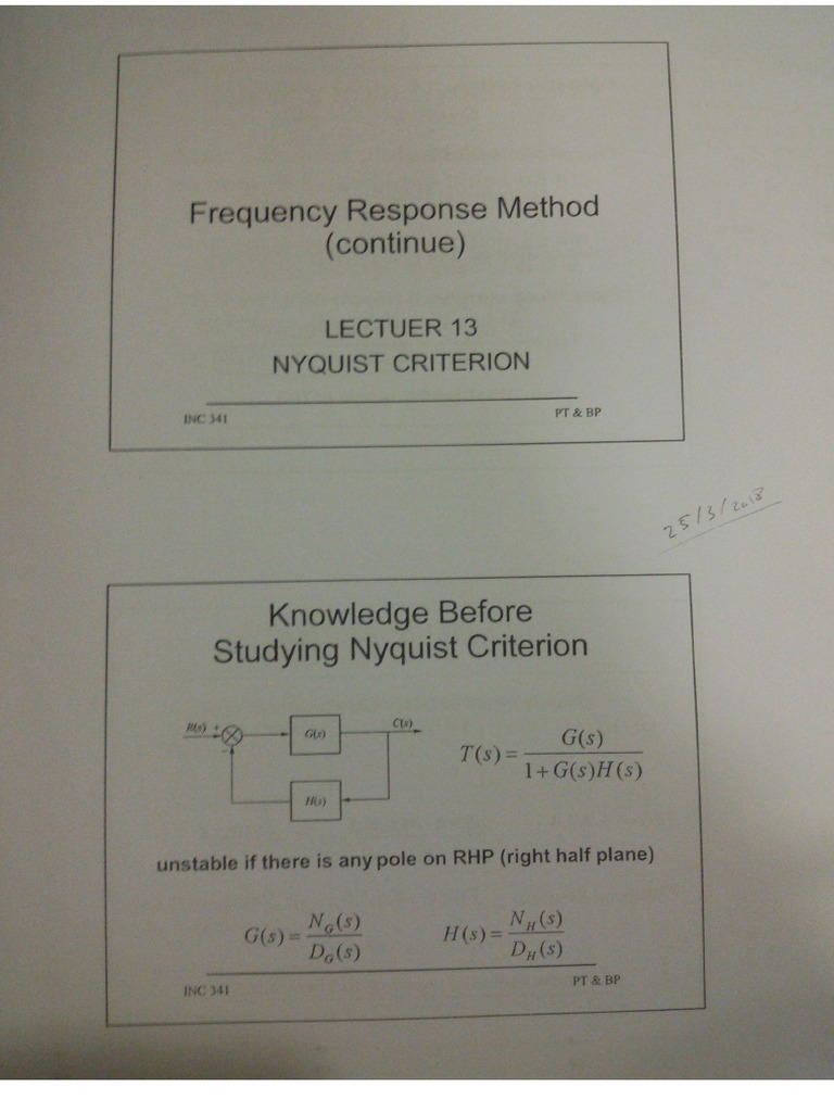 Frequency Response Method | PDF