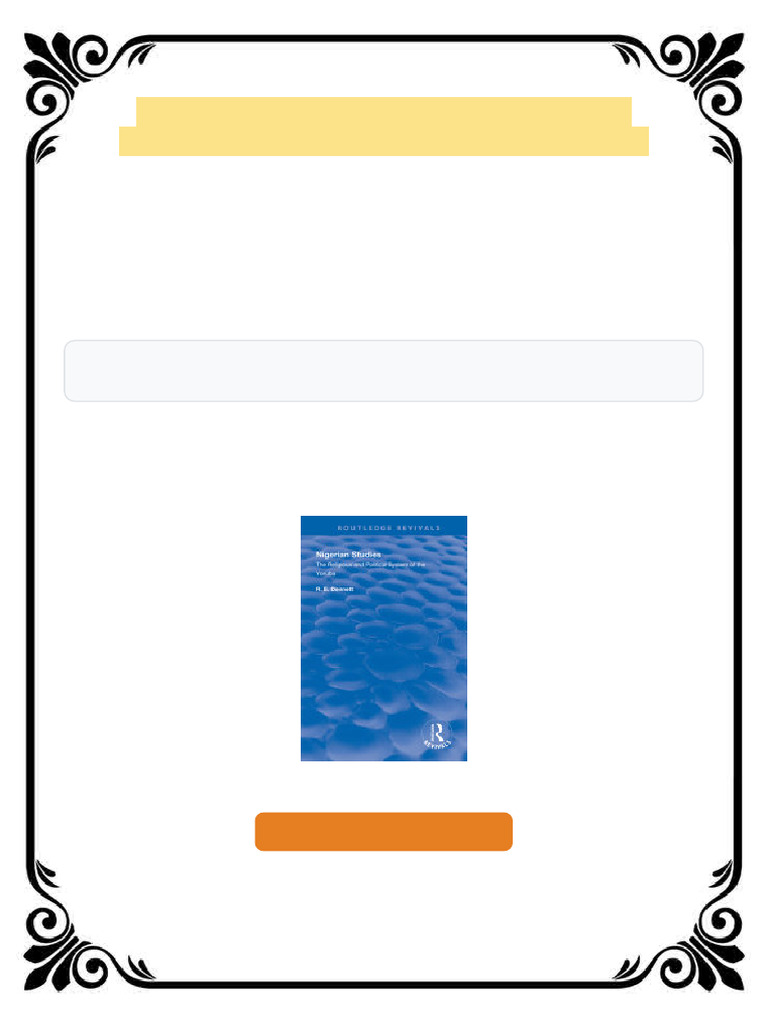 Nigerian Studies The Religious and Political System of the Yoruba 1st ...