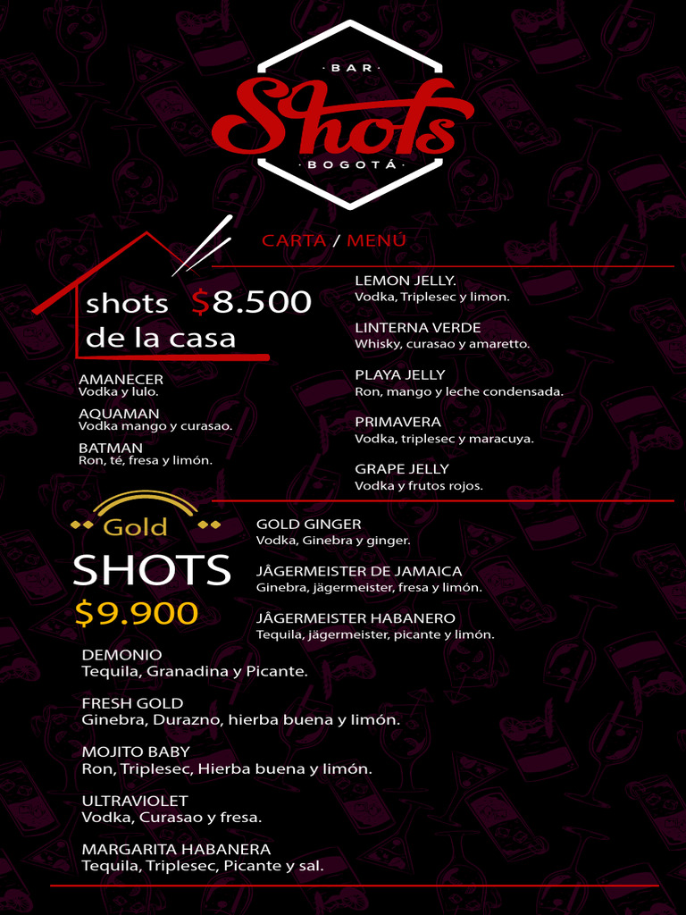 carta bar nueva formato vertical (1) | PDF | Bebida | Bebidas alcohólicas
