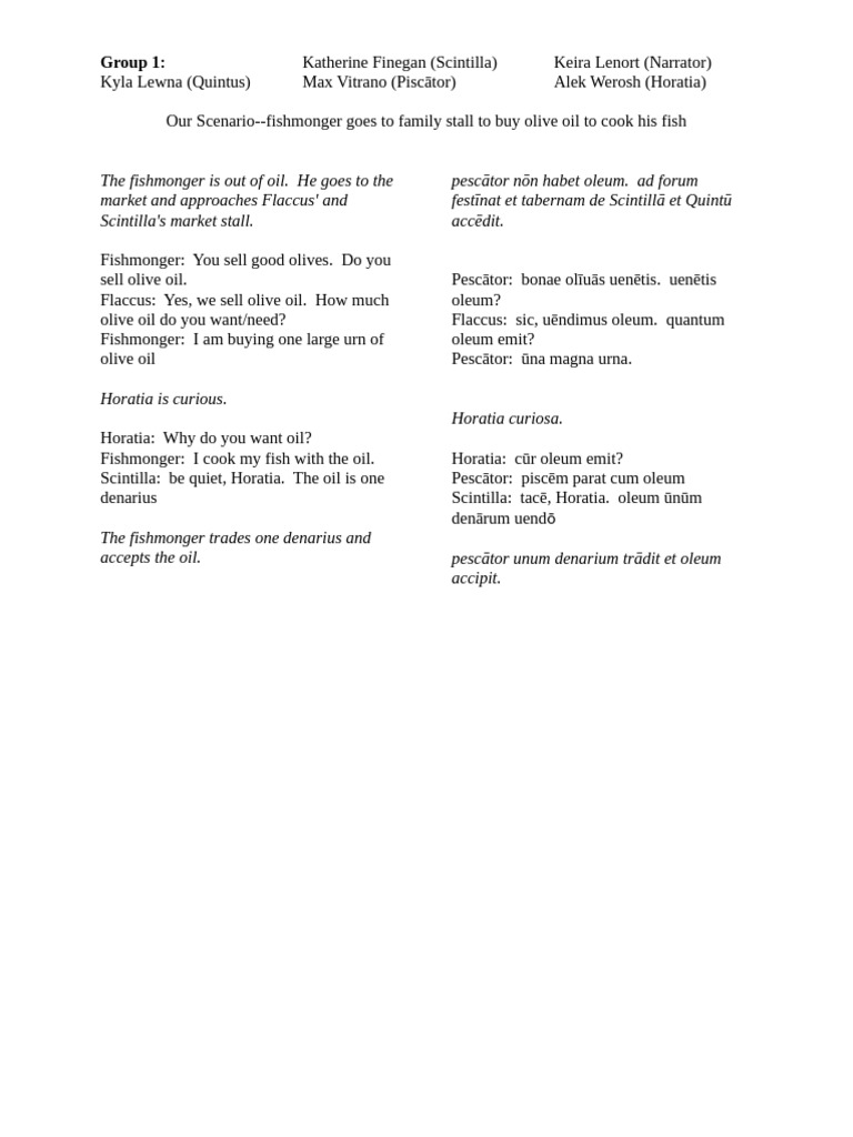 Dialogue Exercise for 9-15 | PDF