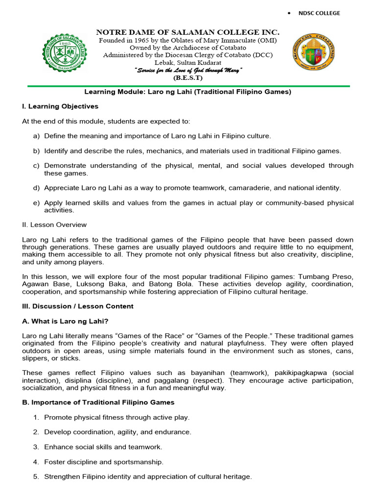 Final Module PE 3 | PDF