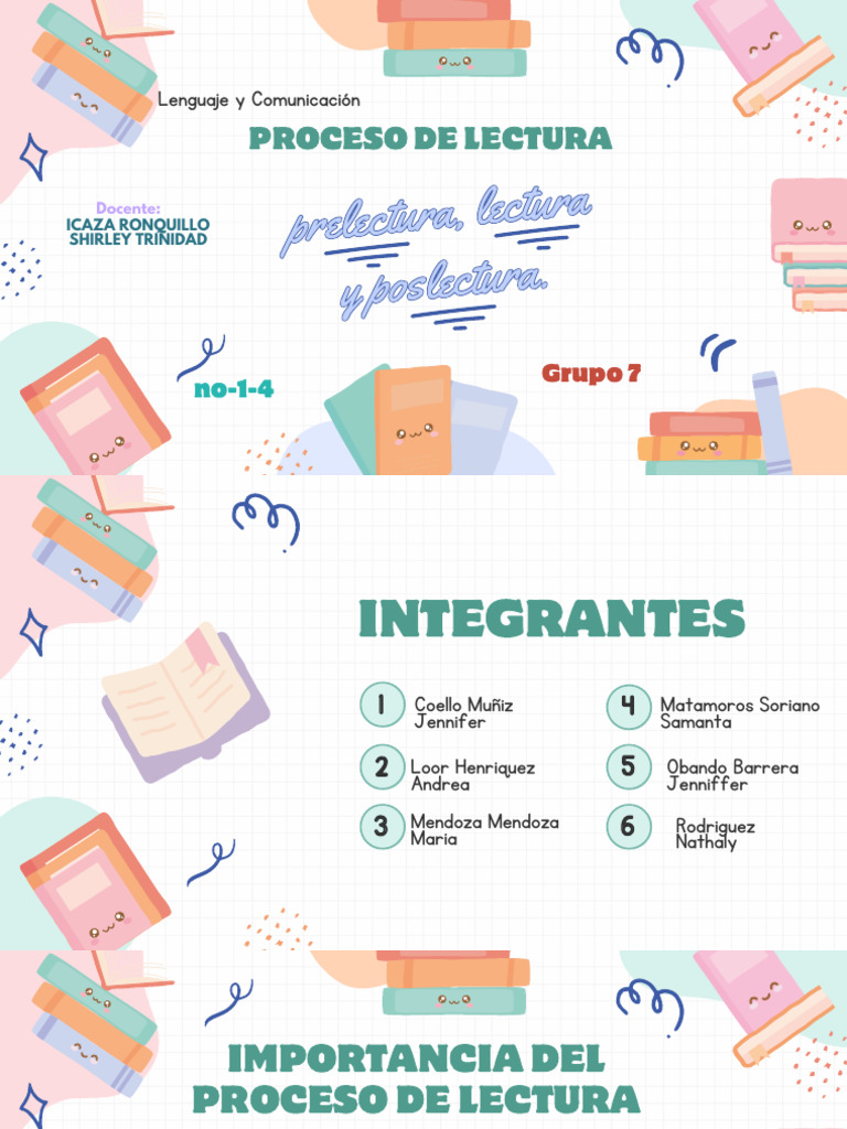 Proceso de Lectura | PDF | Aprendizaje | Modificación de comportamiento