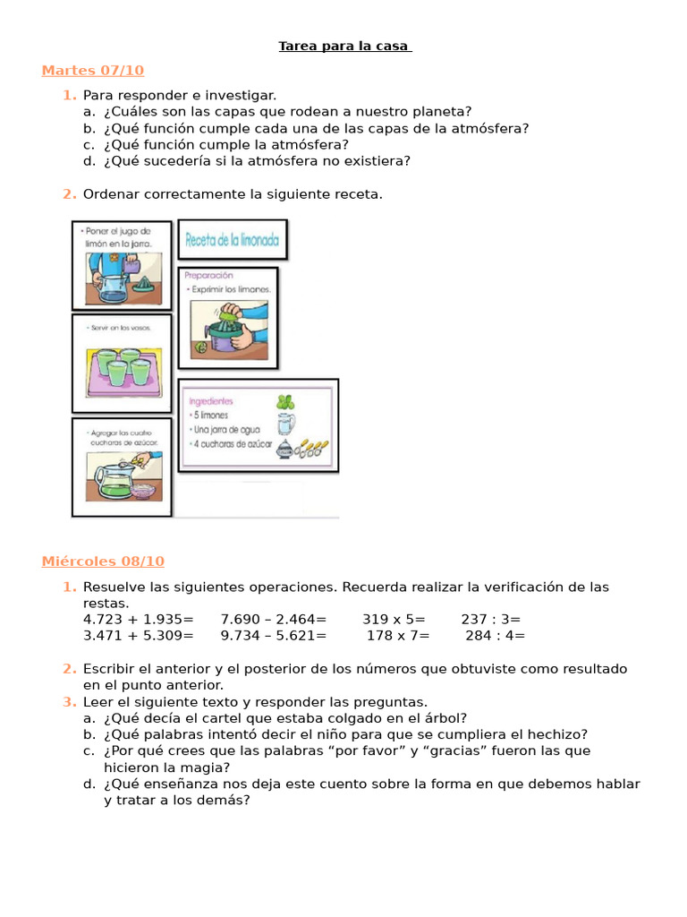 Tarea Semanal 3ro (4) | PDF