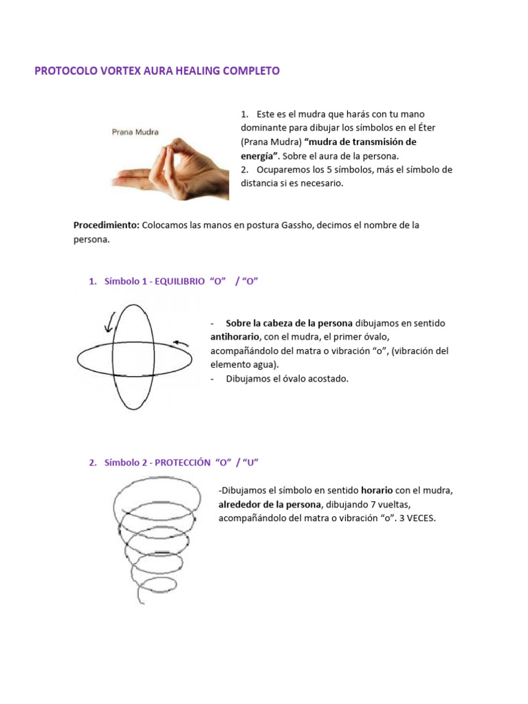 Protocolo Completo de Vortex Aura Healing | PDF