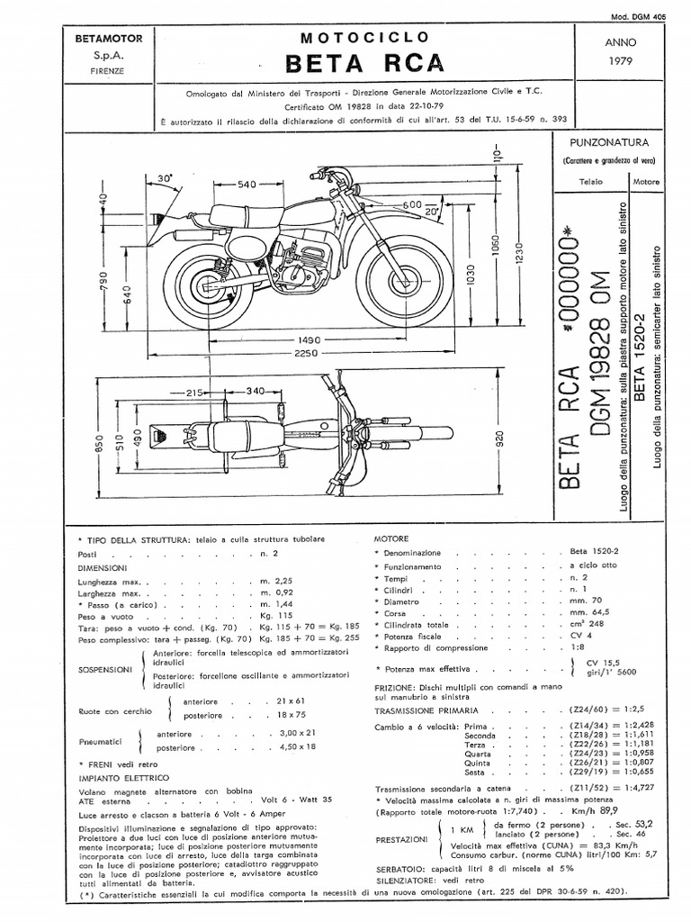 Beta_RCA_250_1979 | PDF