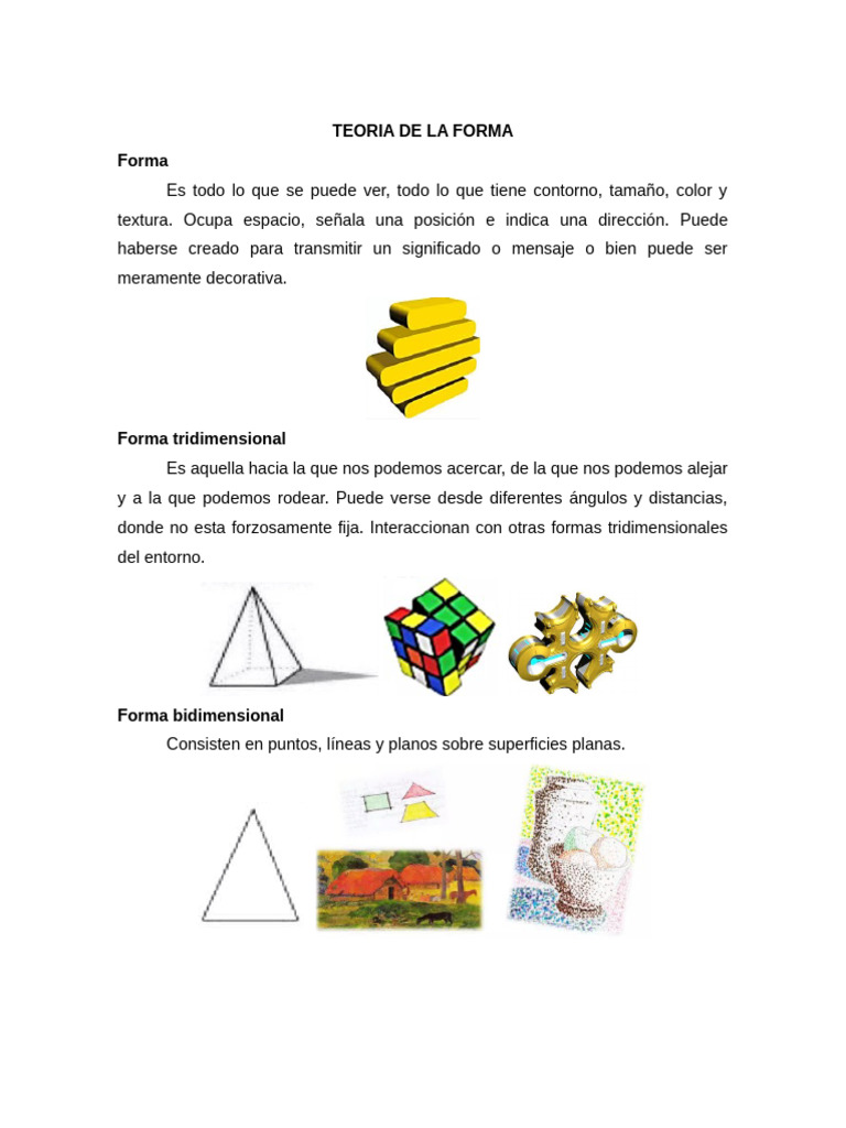 ASPECTOS DE LA FORMA | PDF | Ángulo | Geometría
