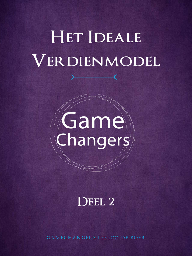 Het Ideale Verdienmodel Deel 2 | PDF