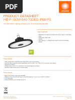 DN068 LED Luminaire Specifications | PDF | Lighting | Light