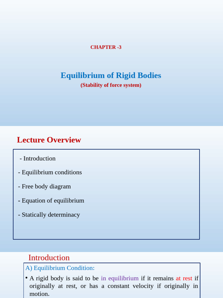 Chapter 3 - Part One | PDF | Force | Beam (Structure)