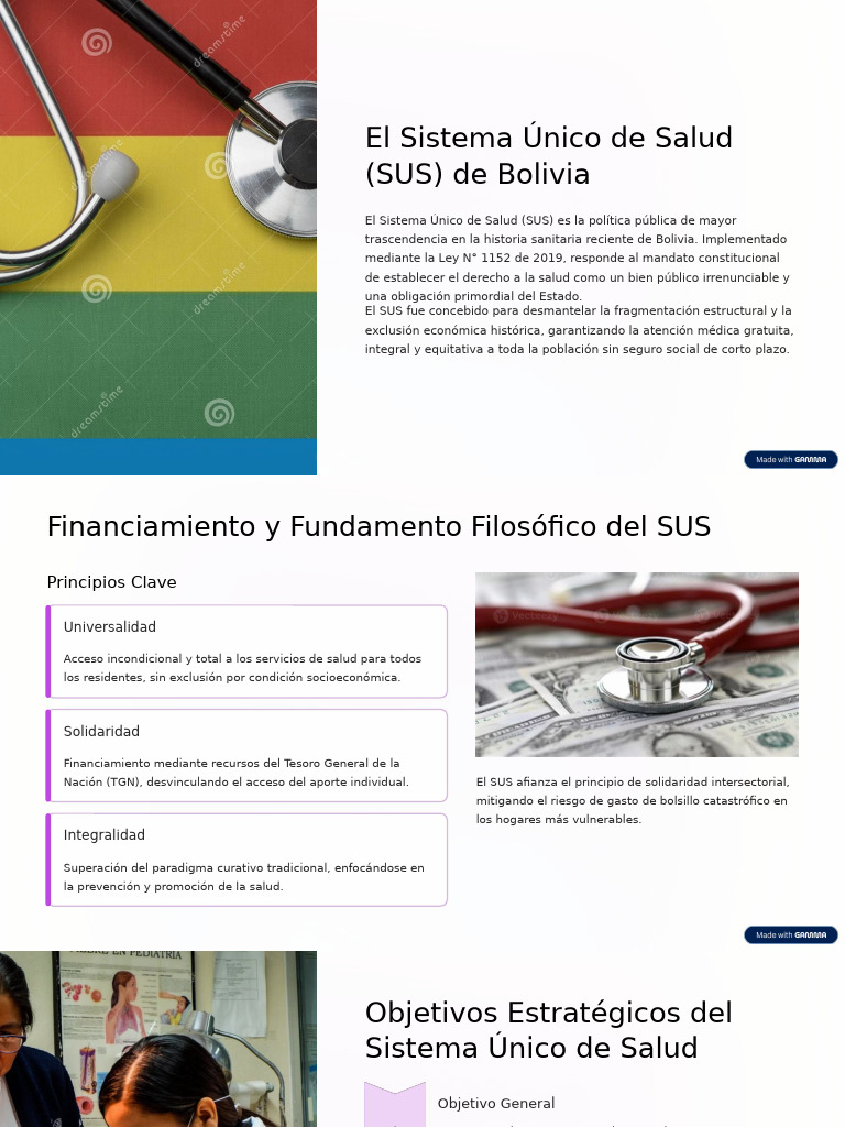 El Sistema Unico de Salud SUS de Bolivia | PDF | Hospital | Cuidado de ...