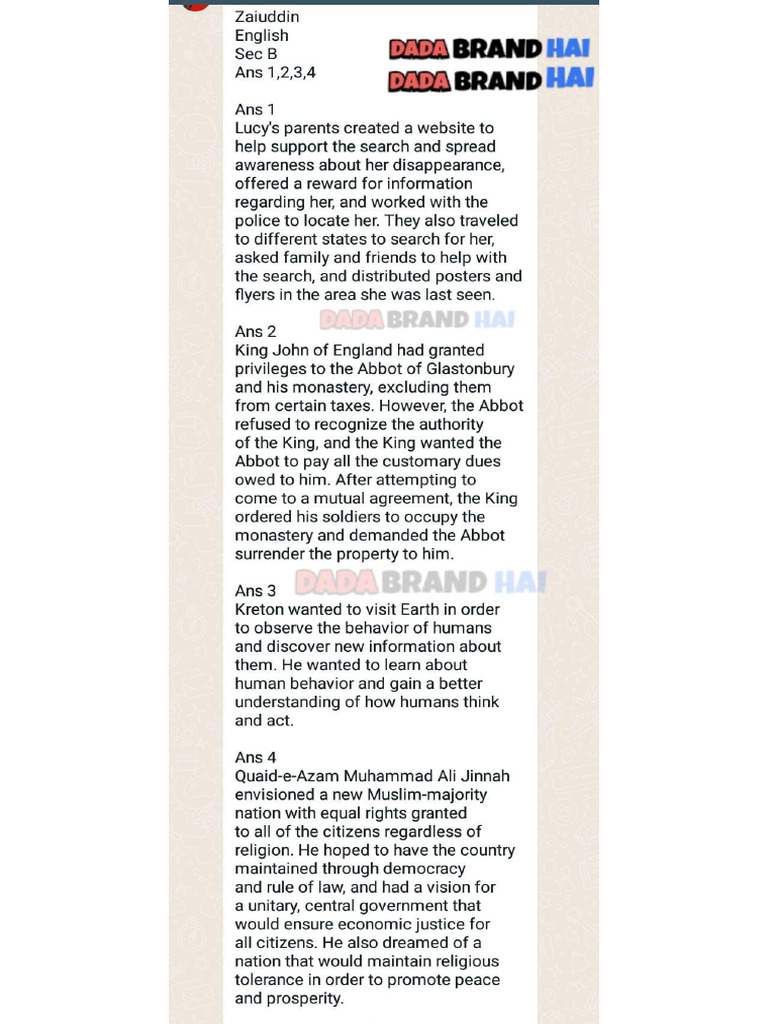 Section B English Normal PDF | PDF