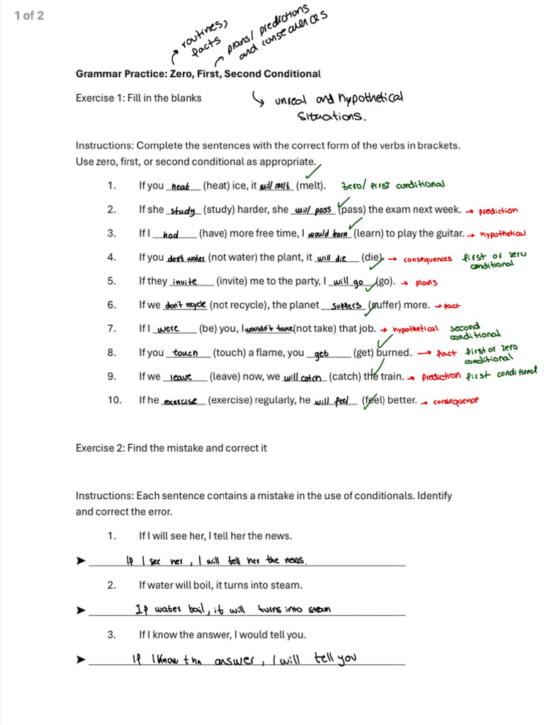 Conditionals | PDF