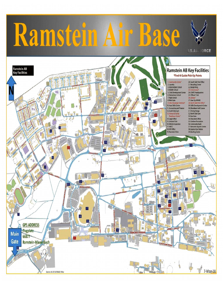 Ramstein Map | PDF