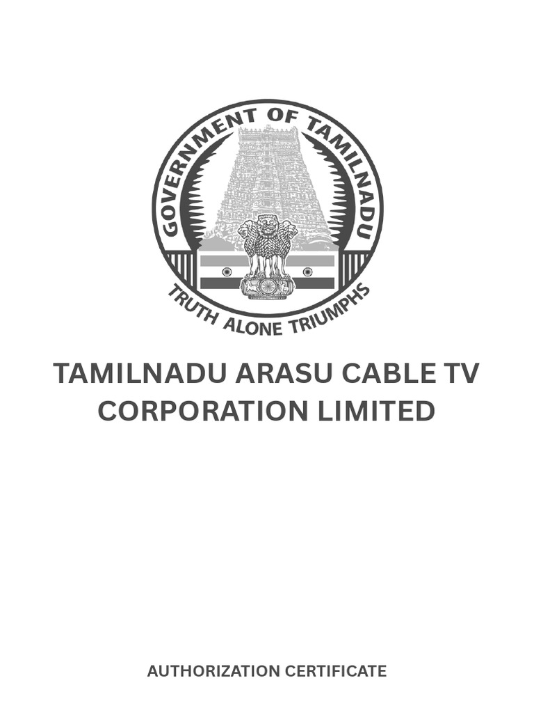 Tactv Certificate Template #2 | PDF
