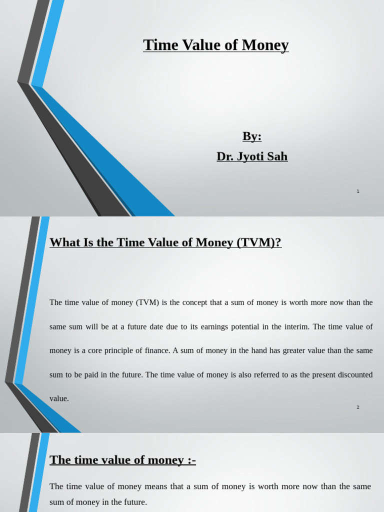 Understanding Time Value of Money | PDF | Time Value Of Money | Interest