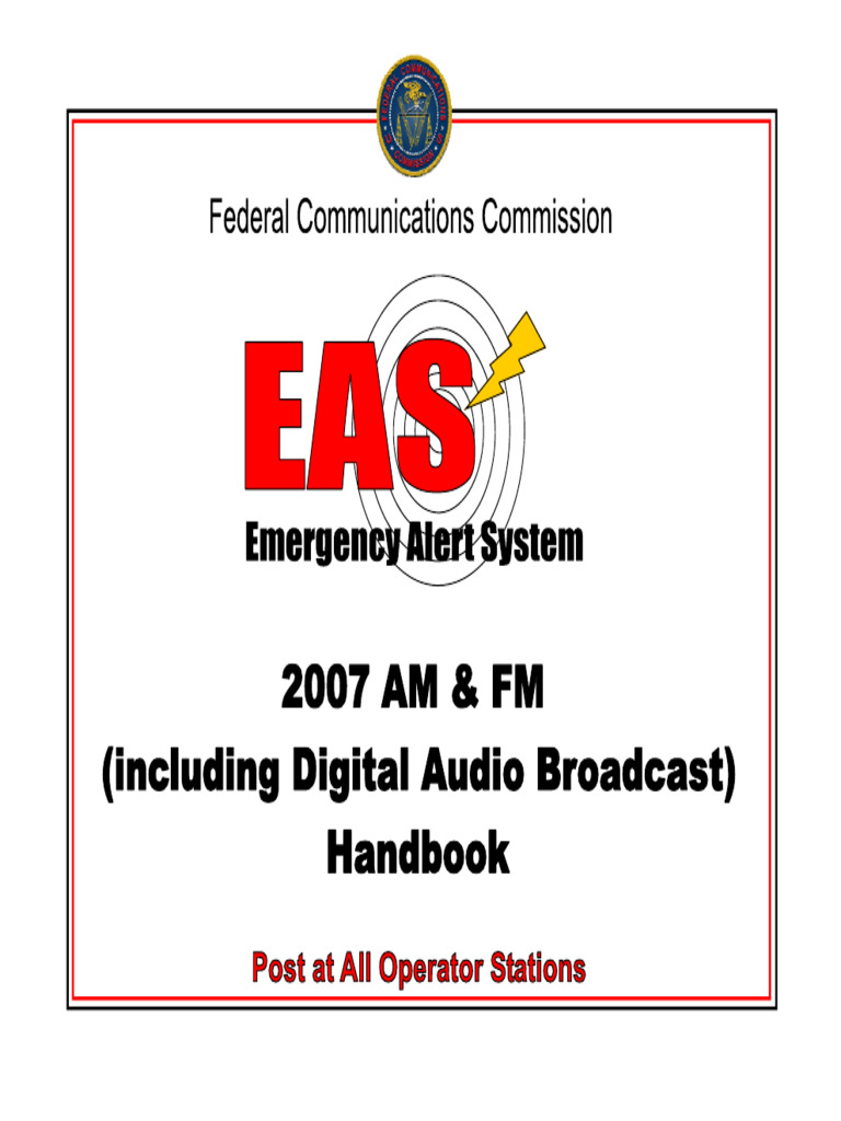 2007 EAS AM & FM Handbook | PDF | Communication | Service Industries