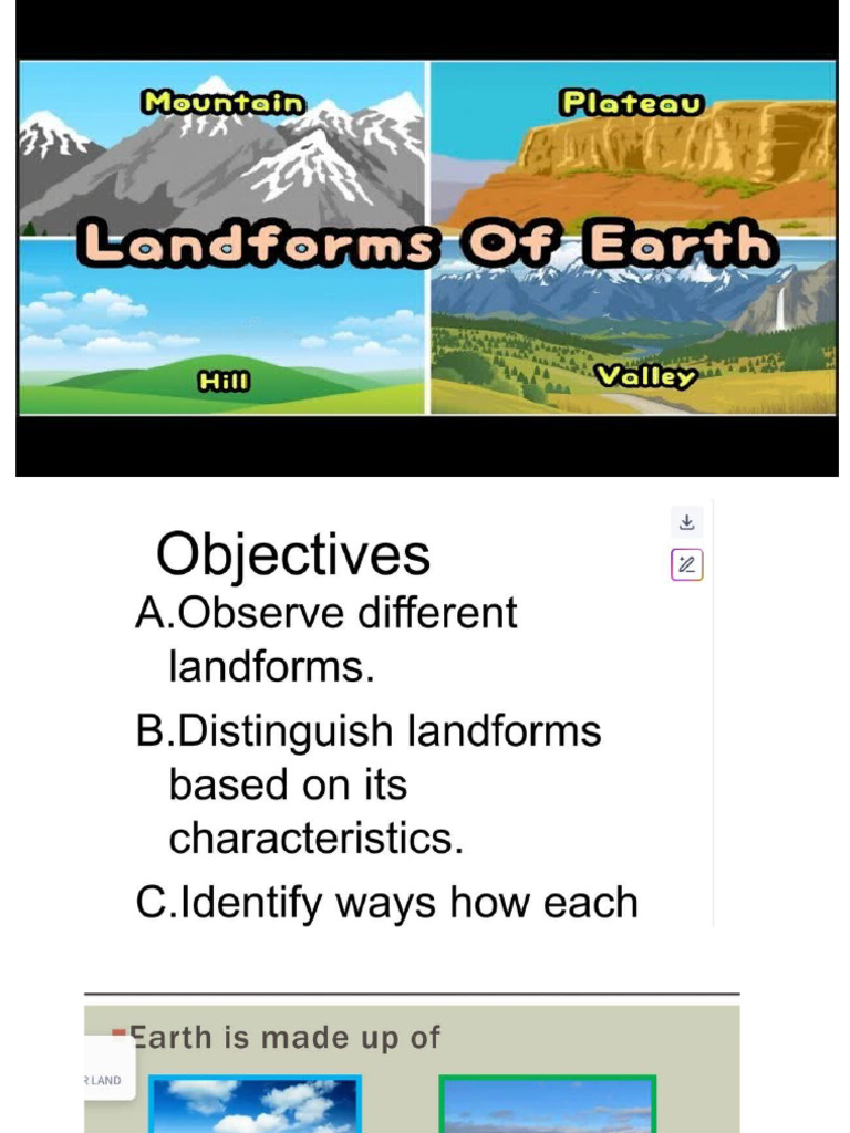 Geog - Landforms of The Earth | PDF