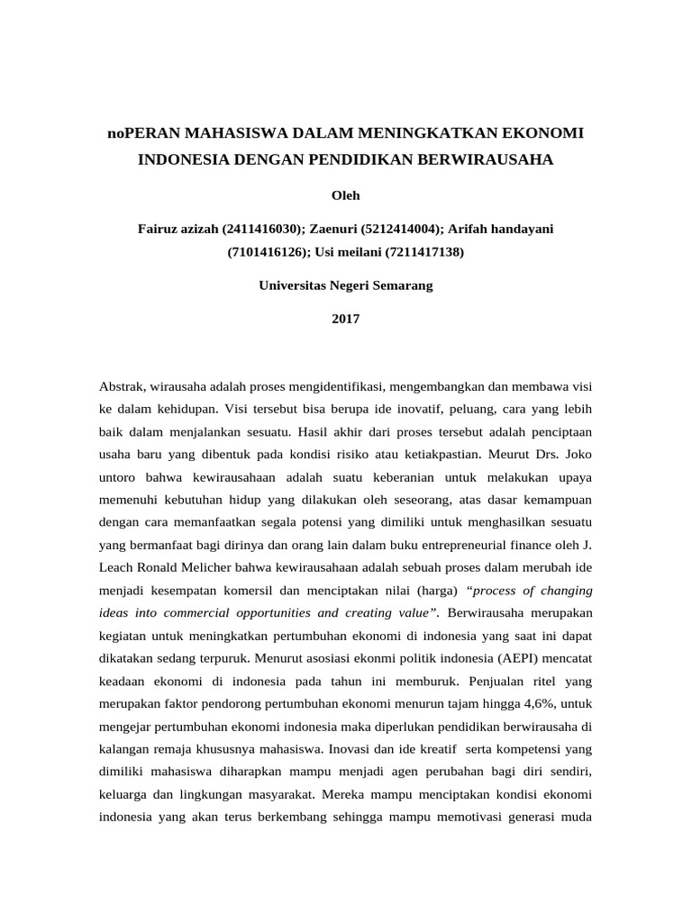 Contoh Artikel Konseptual | PDF