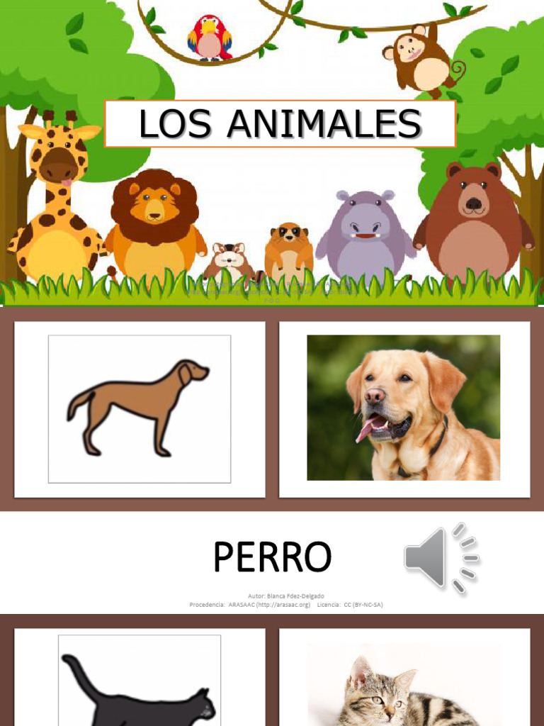 Animales - Vocabulario | PDF