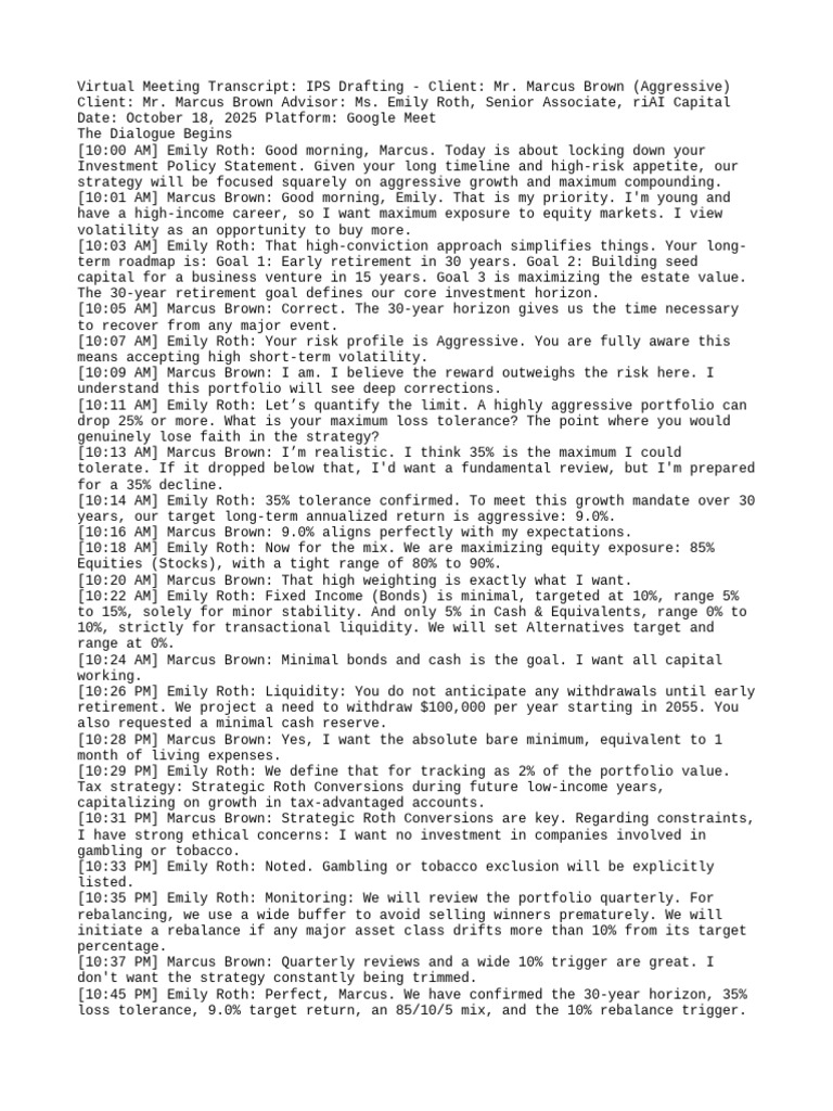 Virtual Meeting Transcript - Marcus | PDF | Stocks | Market Liquidity