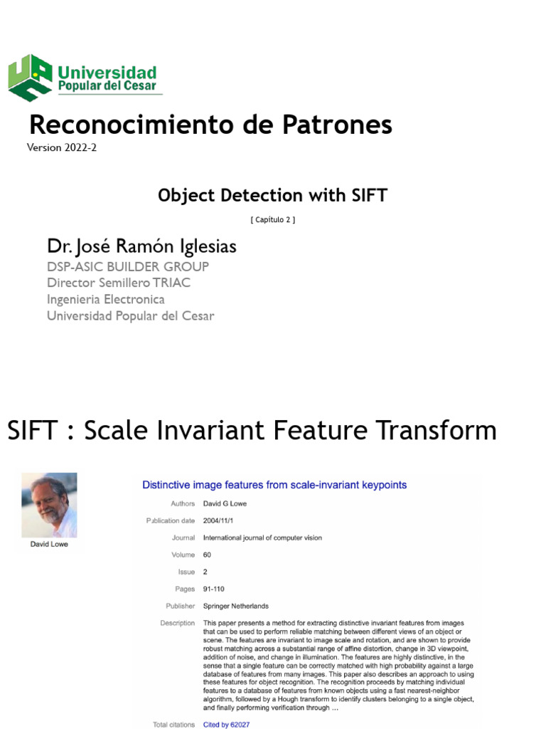 PAT02 SIFT ObjectDetection | PDF | Applied Mathematics | Computer Vision