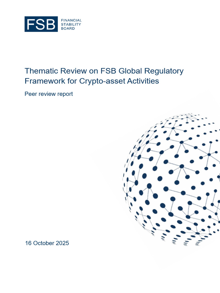 Thematic Review On FSB Global Regulatory Framework For Crypto-Asset ...