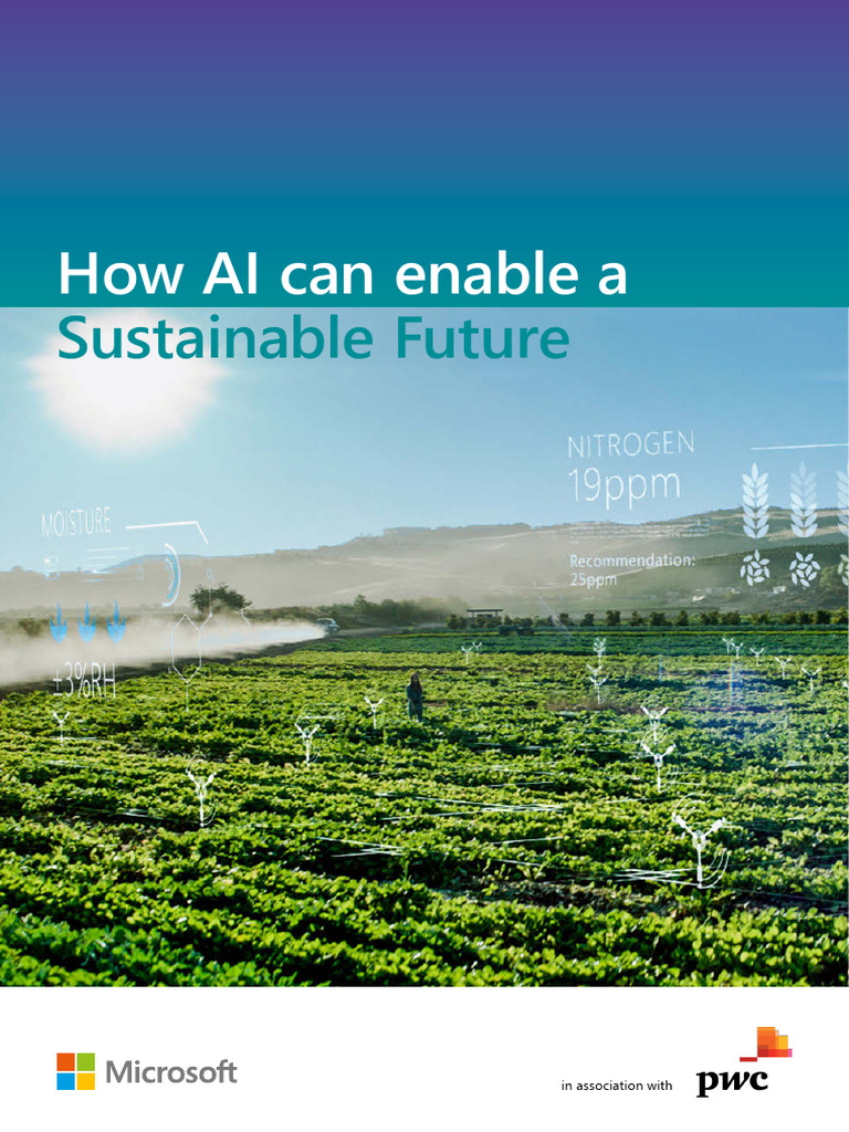 AI's Role in a Sustainable Future | PDF | Sustainability | Climate Change
