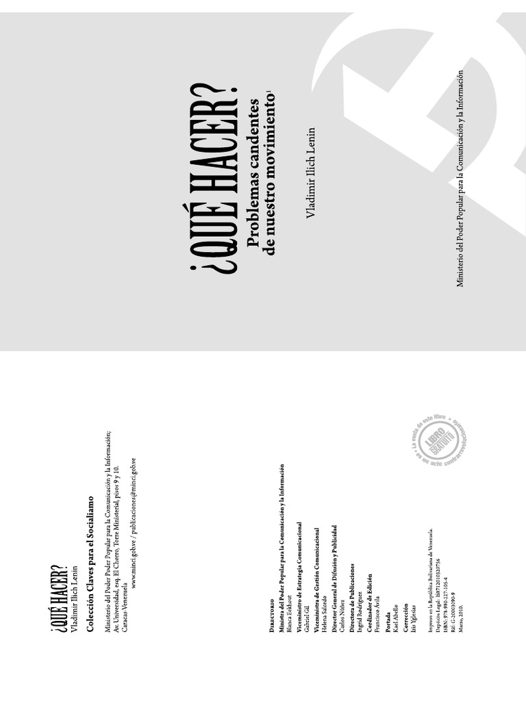 12 Lenin - Qué Hacer - 251021 - 205655 | PDF