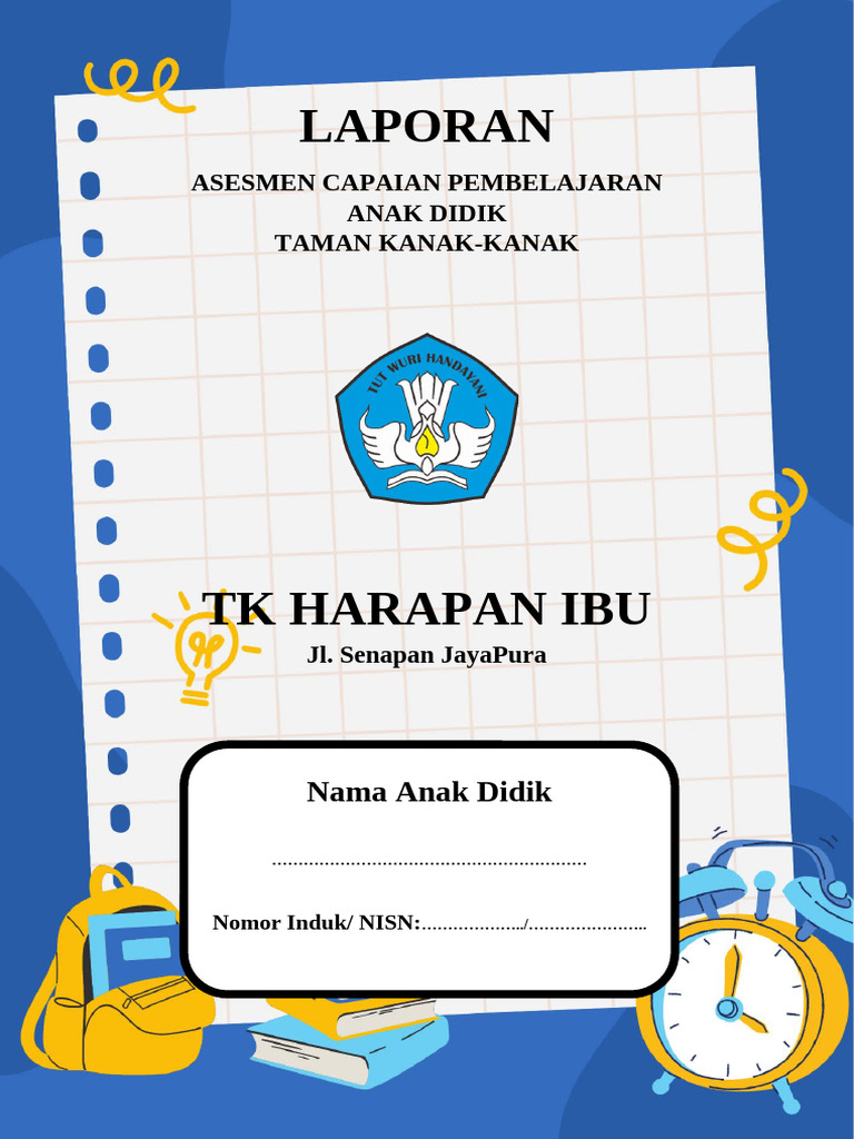 Rapor TK B Ceklis Dan Narasi Deep Learning Sem 1 Dan 2 | PDF