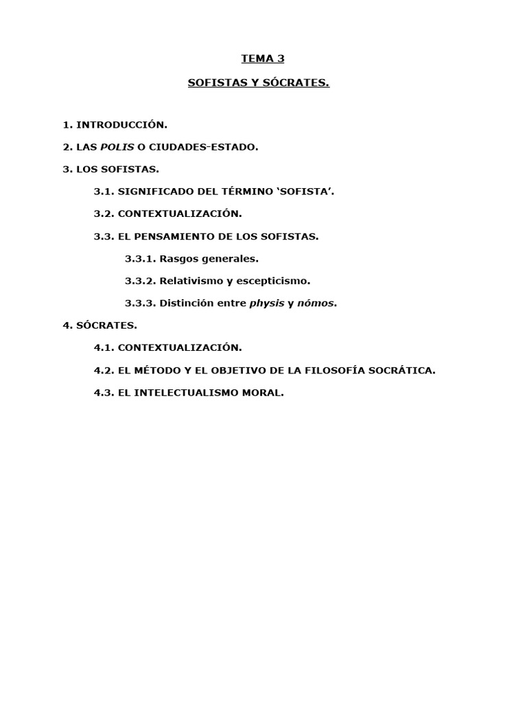 Sofistas y Sócrates: Filosofía Griega | PDF | Sócrates | Relativismo