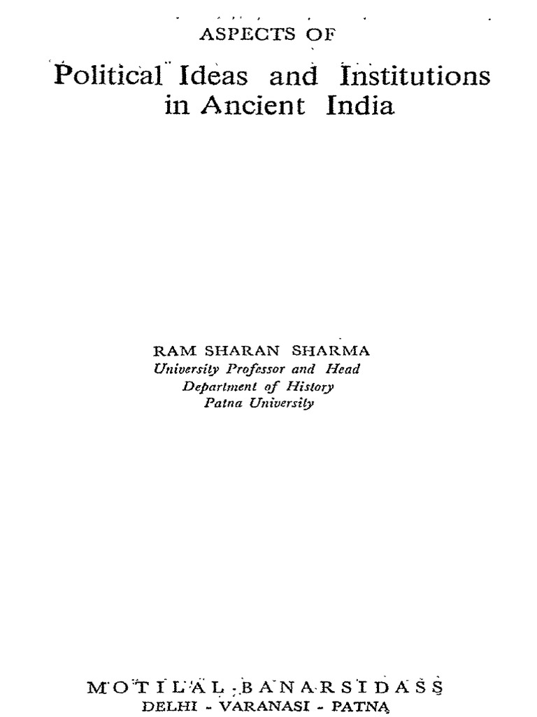 Rs Sharma Ancient History | PDF