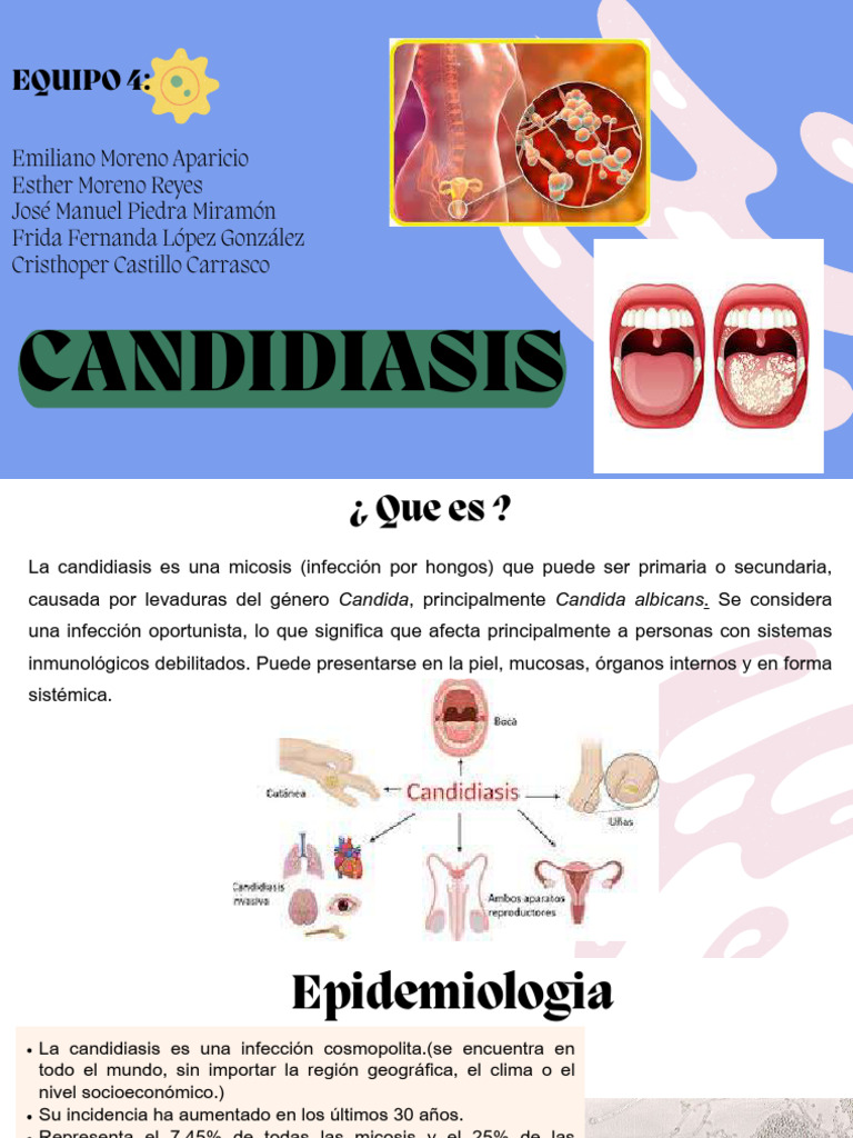 Candidiasis: Infección por Hongos y Tratamiento | PDF | Candidiasis ...